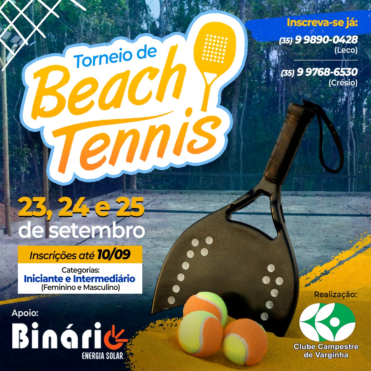 Torneio de Beach Tennis – Campestre